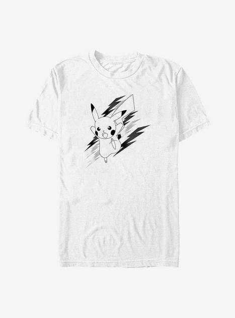 Pokemon Pikachu Bolt Big & Tall T-Shirt - WHITE | BoxLunch