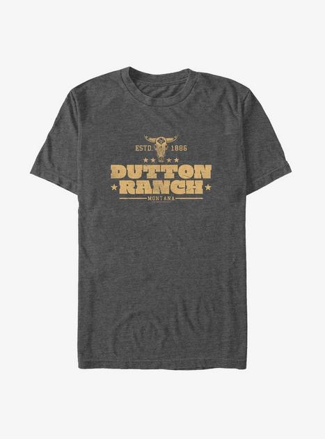 Yellowstone Dutton Ranch Estd 1886 Big & Tall T-Shirt - GREY | BoxLunch