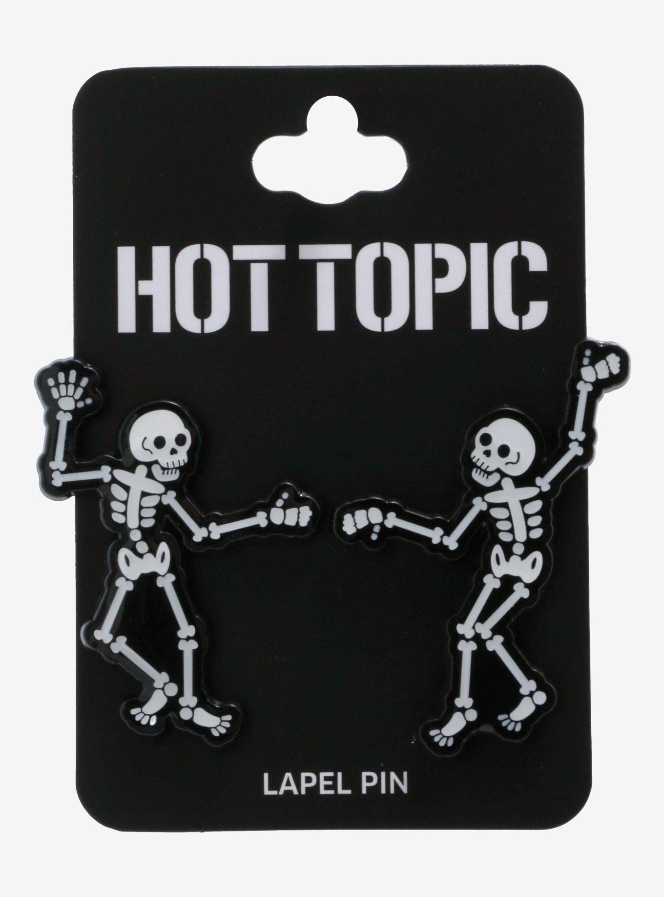 Dancing Skeletons Enamel Pin Set | Hot Topic