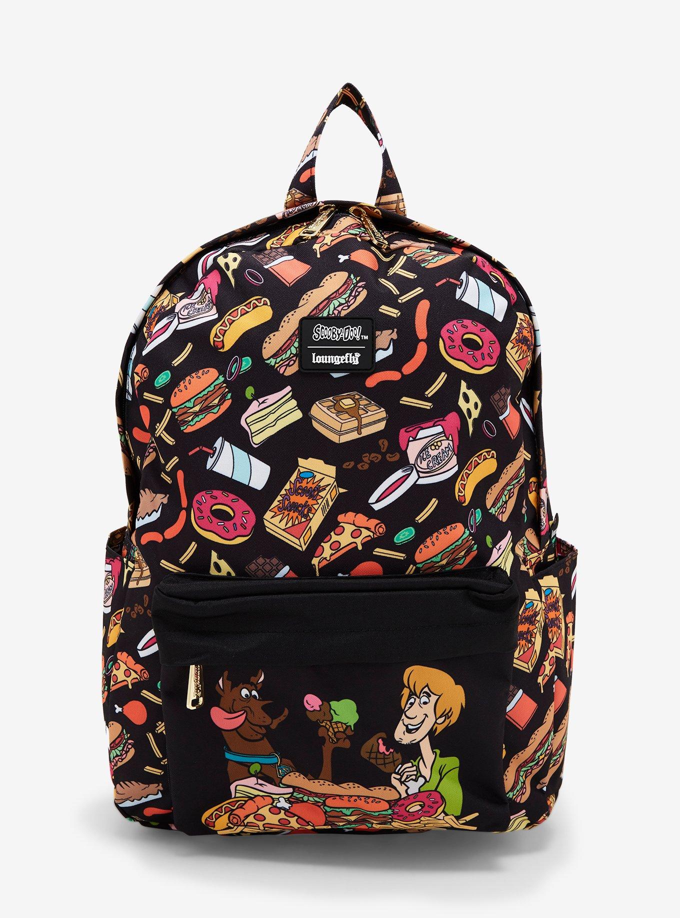 Loungefly Scooby-Doo! Shaggy & Scooby Snacks Allover Print Backpack ...