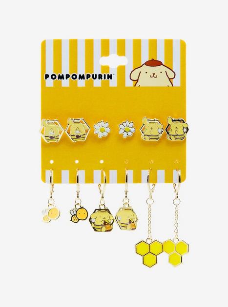 Pompompurin Bumblebee Earring Set | Hot Topic