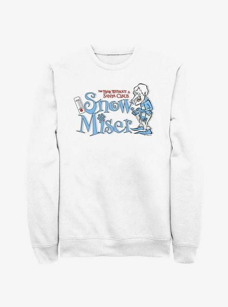 The Year Without a Santa Claus Snow Miser Badge Sweatshirt - WHITE ...