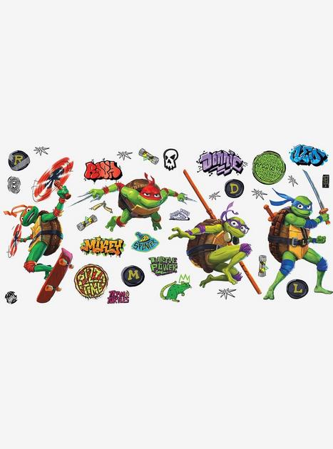 Teenage Mutant Ninja Turtles: Mutant Mayhem Characters Peel and Stick ...