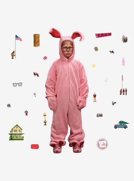 A Christmas Story Ralphie Bunny Suit Giant Wall Decals | BoxLunch