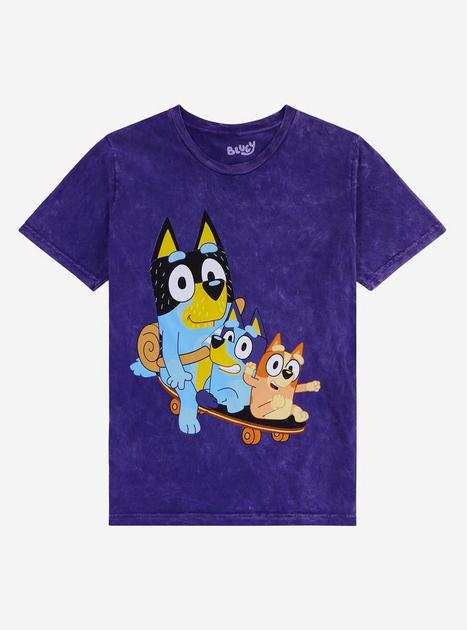 Bluey Skateboard Boyfriend Fit Girls T-Shirt | Hot Topic