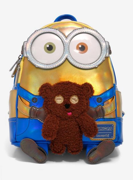 Loungefly Minions Bob & Tim Iridescent Mini Backpack | Hot Topic