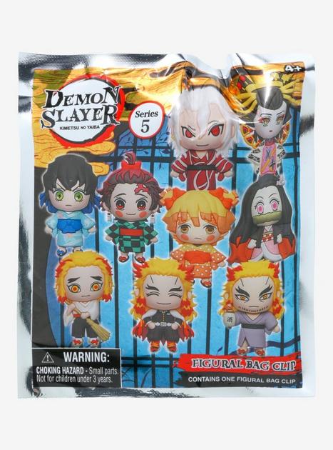 Demon Slayer: Kimetsu No Yaiba Series 5 Blind Bag Figural Bag Clip ...