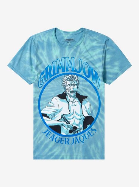 BLEACH Grimmjow Tie-Dye Boyfriend Fit Girls T-Shirt | Hot Topic