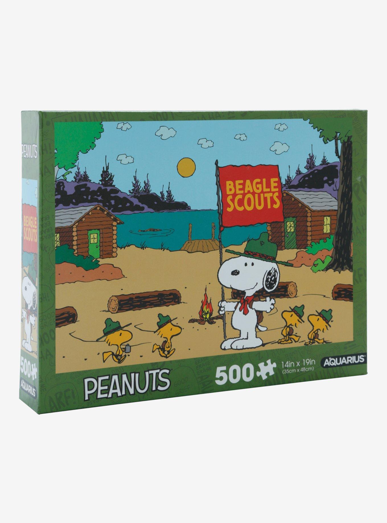 Peanuts Snoopy Beagle Scouts 500-Piece Puzzle | BoxLunch