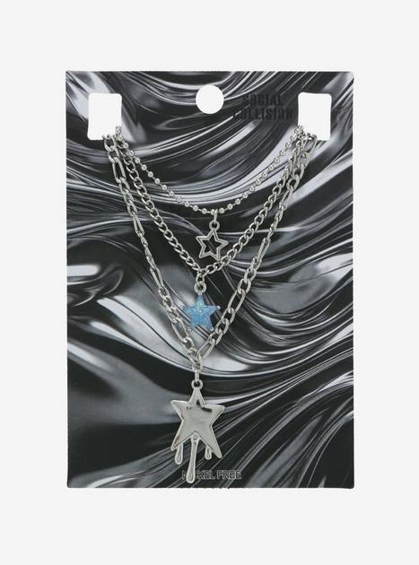 Social Collision Drippy Star Opal Necklace Set | Hot Topic