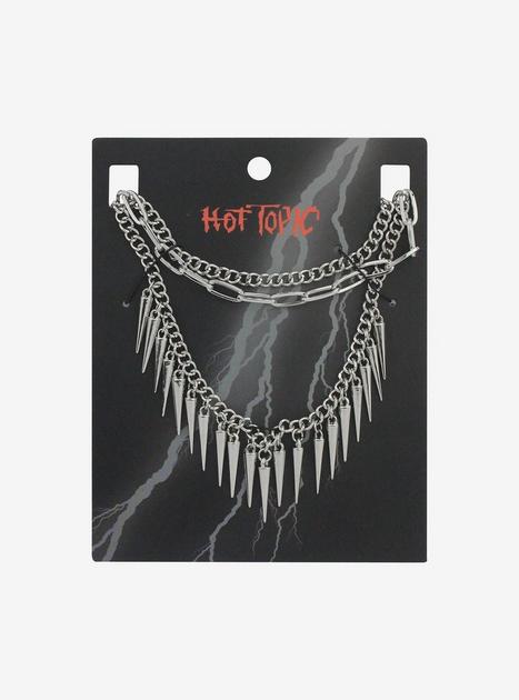 Spiked Chain Layered Necklace | Hot Topic