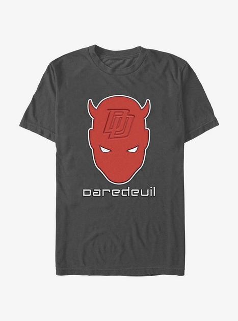 Marvel Daredevil Devil Head T-Shirt - GREY | Hot Topic