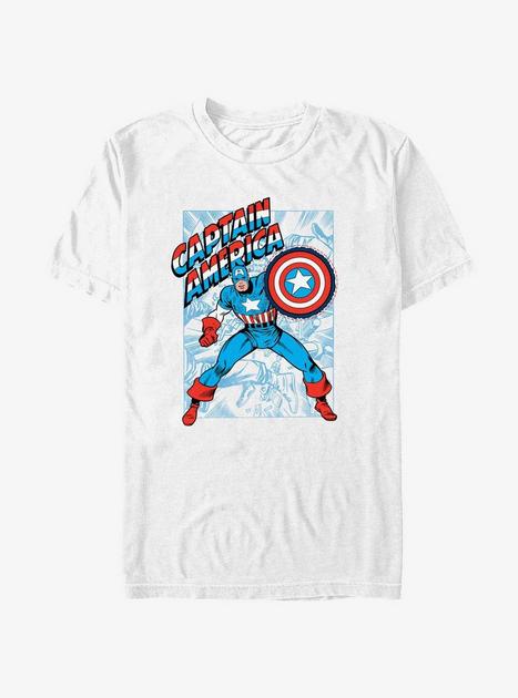 Marvel Captain America Revert America T-Shirt - WHITE | Hot Topic