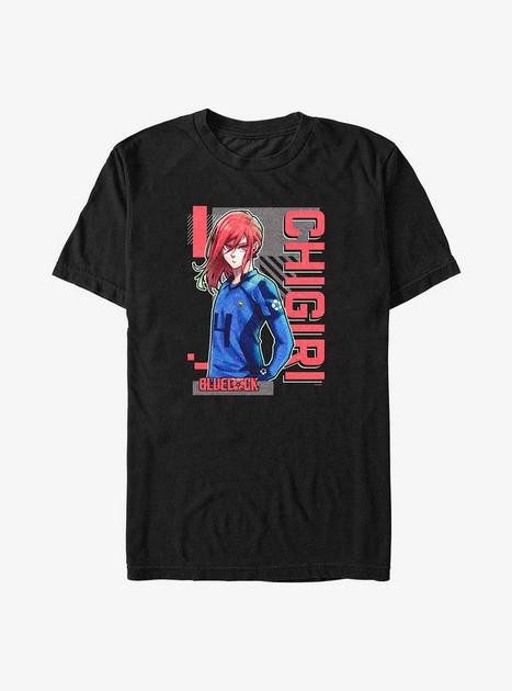 Blue Lock Chigiri Sporting Big & Tall T-Shirt - BLACK | Hot Topic