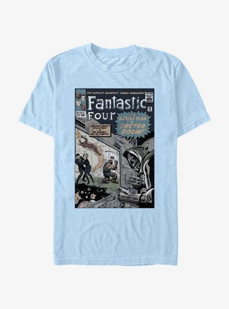 Marvel Fantastic Four Master Plan T-Shirt - BLUE | Hot Topic
