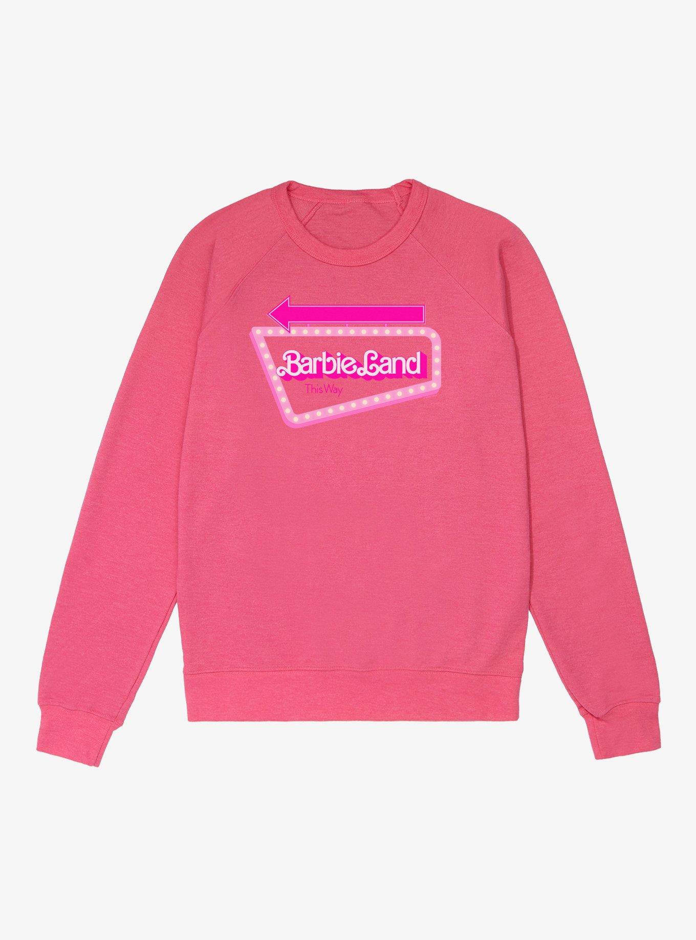 Barbie Movie Barbieland This Way French Terry Sweatshirt | Hot Topic