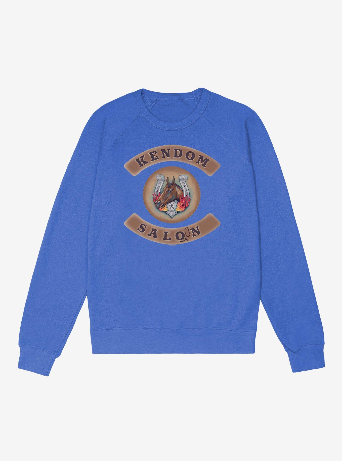 Barbie Movie Kendom Saloon French Terry Sweatshirt | Hot Topic