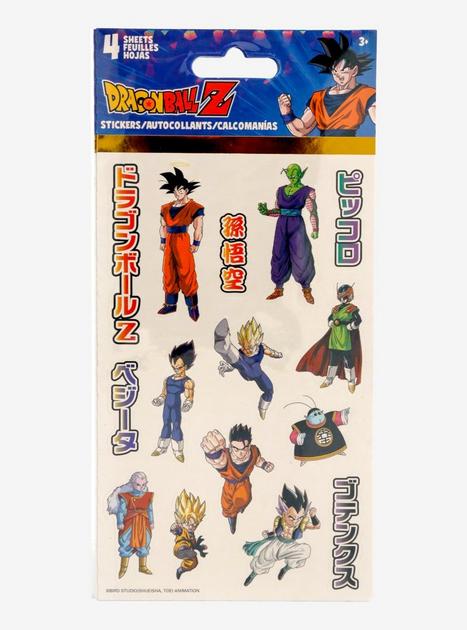 Dragon Ball Z Characters Sticker Set | Hot Topic