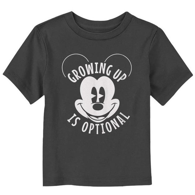 Disney Mickey Mouse Growing Up Toddler T-Shirt - BLACK | BoxLunch