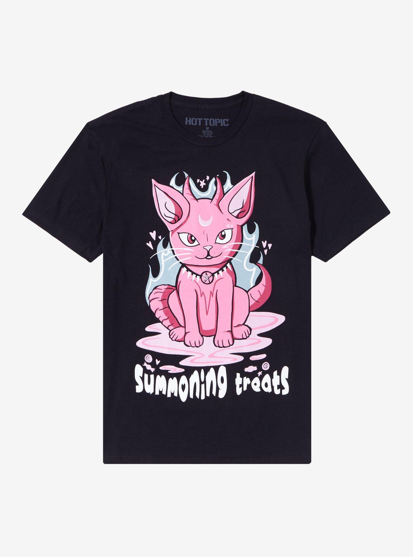 Summoning Treats Demon Cat T-Shirt | Hot Topic