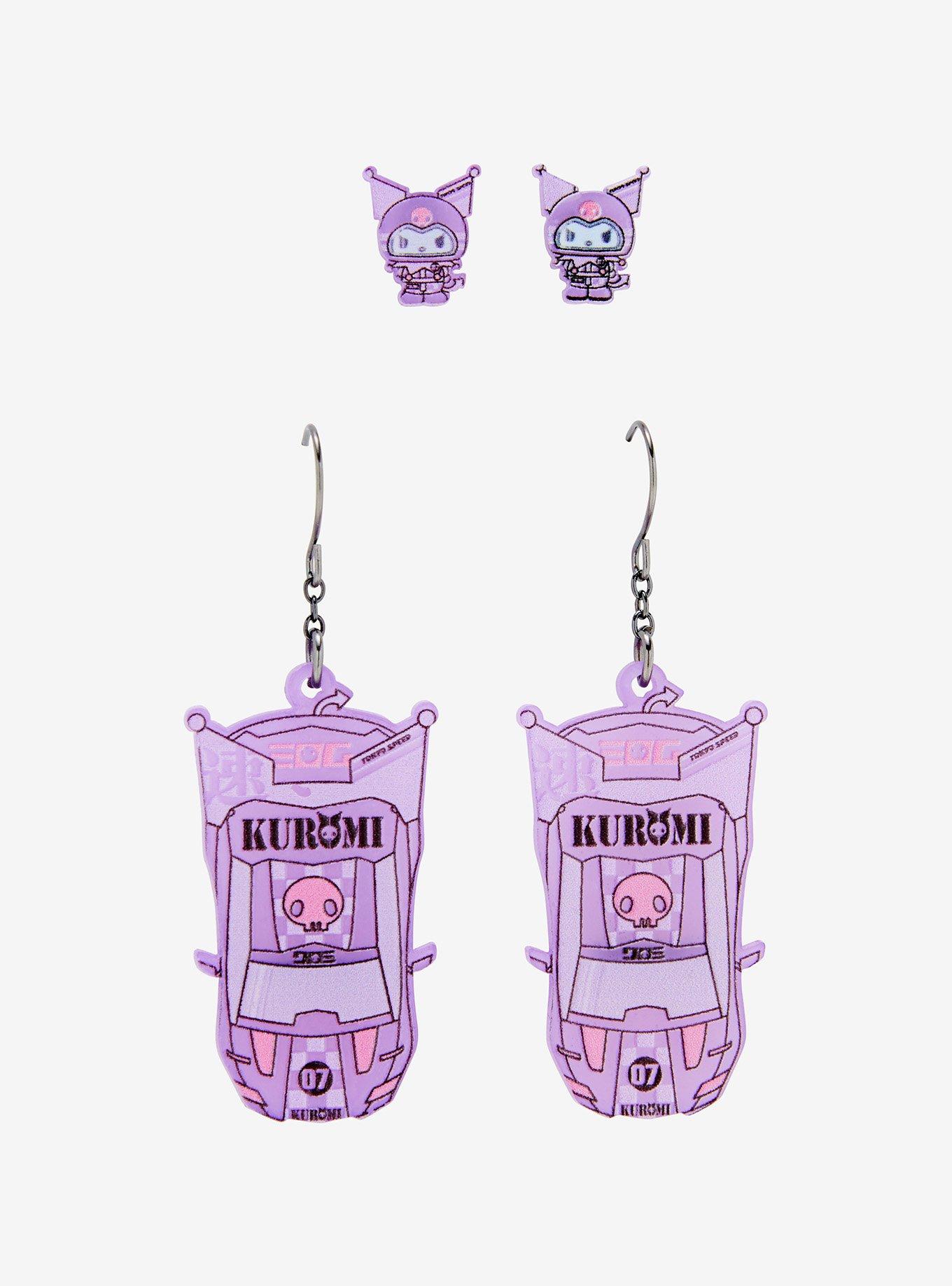 Sanrio Kuromi Racing Earring Set - BoxLunch Exclusive | BoxLunch