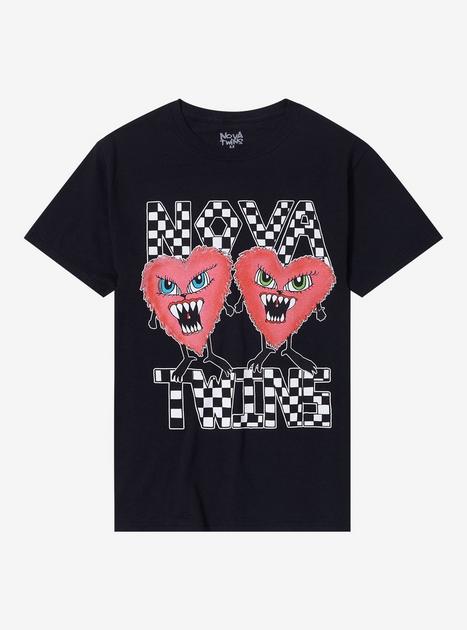 Nova Twins Twon Hearts Boyfriend Fit Girls T-Shirt | Hot Topic