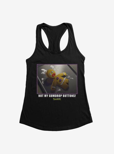 Shrek Not My Gumdrop Buttons Girls Tank - BLACK | Hot Topic