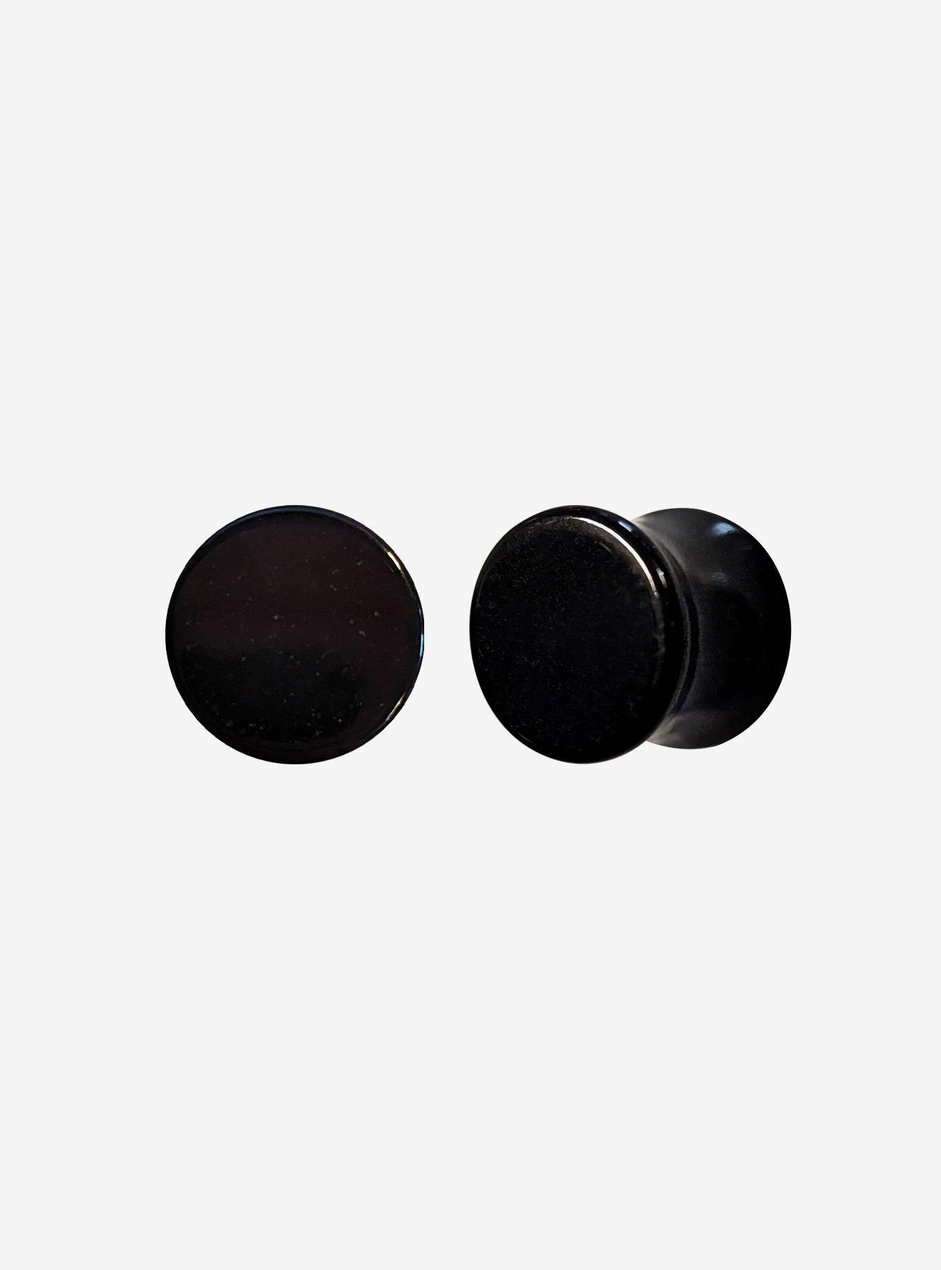 Acrylic Black Plug 2 Pack | Hot Topic