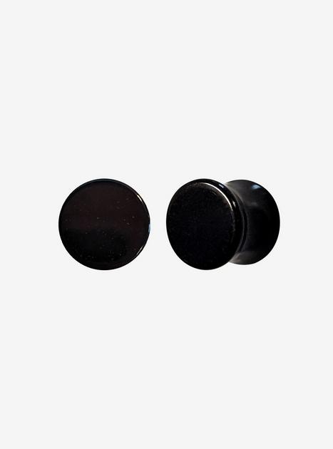 Acrylic Black Plug 2 Pack | Hot Topic