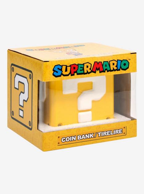 Super Mario Question Block Coin Bank | Hot Topic