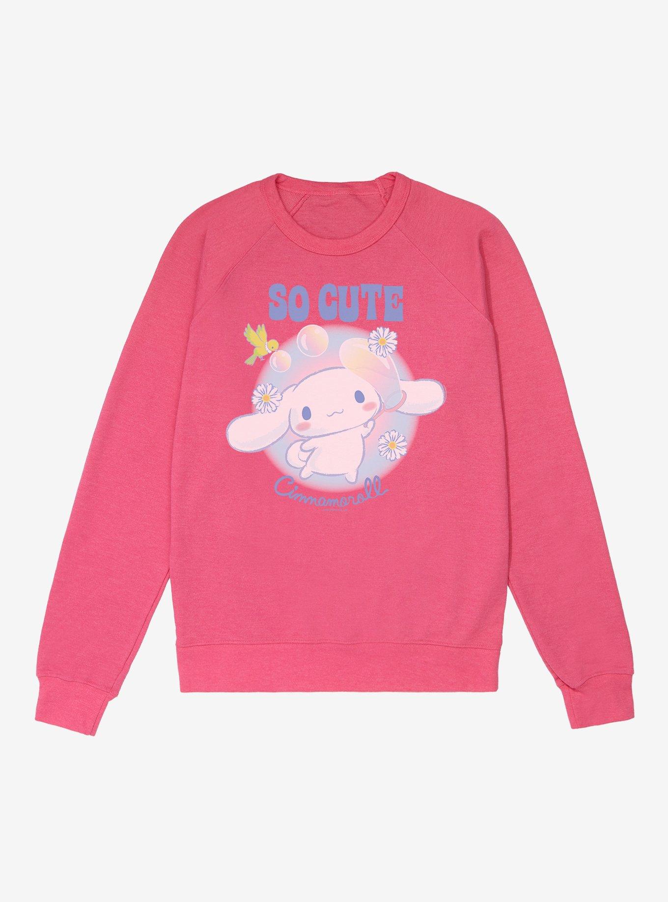 Hot Topic Cinnamoroll So Cute Icon French Terry Sweatshirt | Hamilton Place