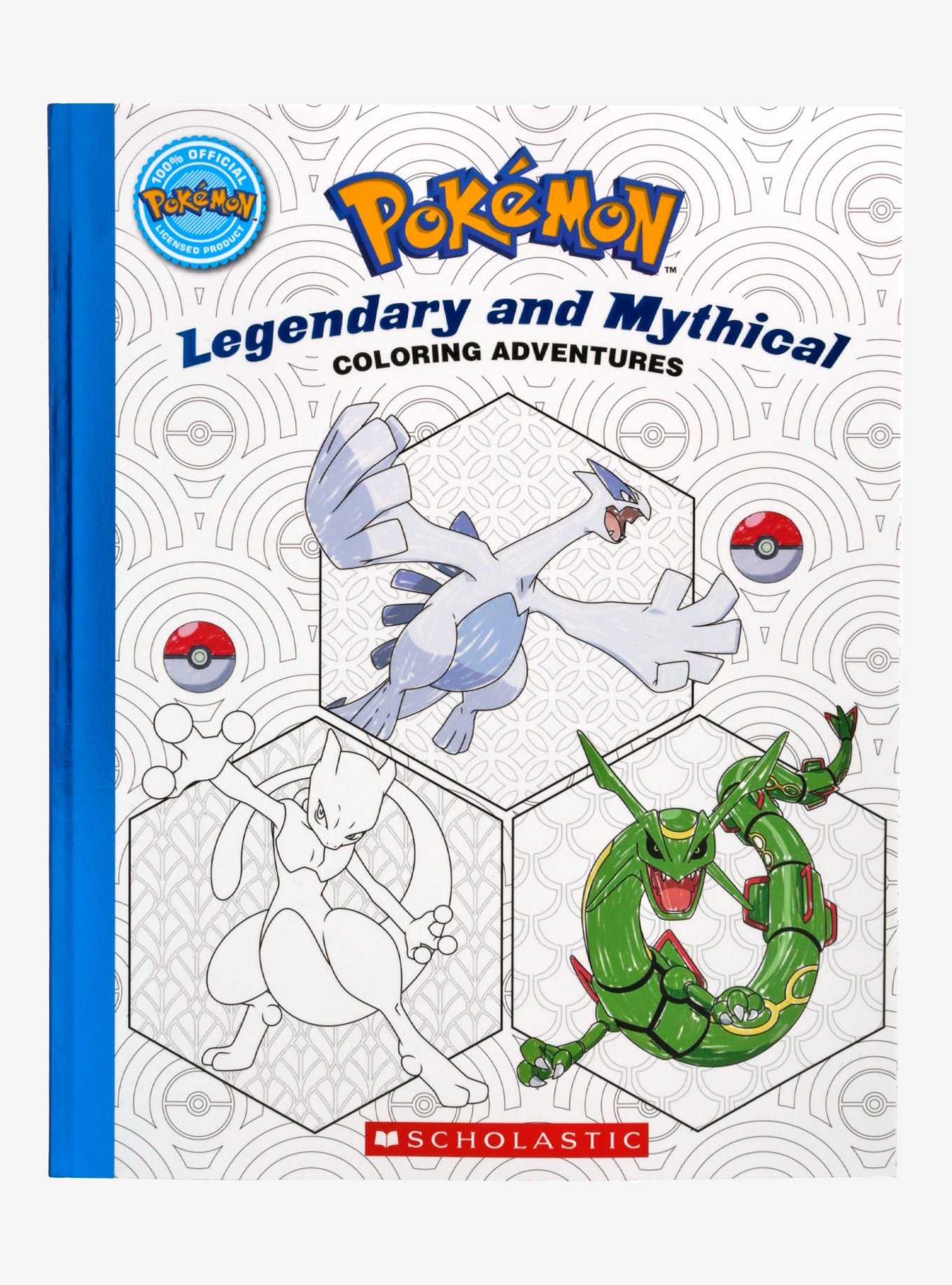 Pokemon Coloring Adventures: Legendary And Mythical Coloring Book | Hot ...