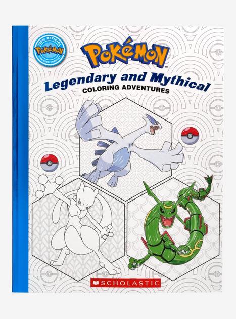 Pokemon Coloring Adventures: Legendary And Mythical Coloring Book | Hot ...