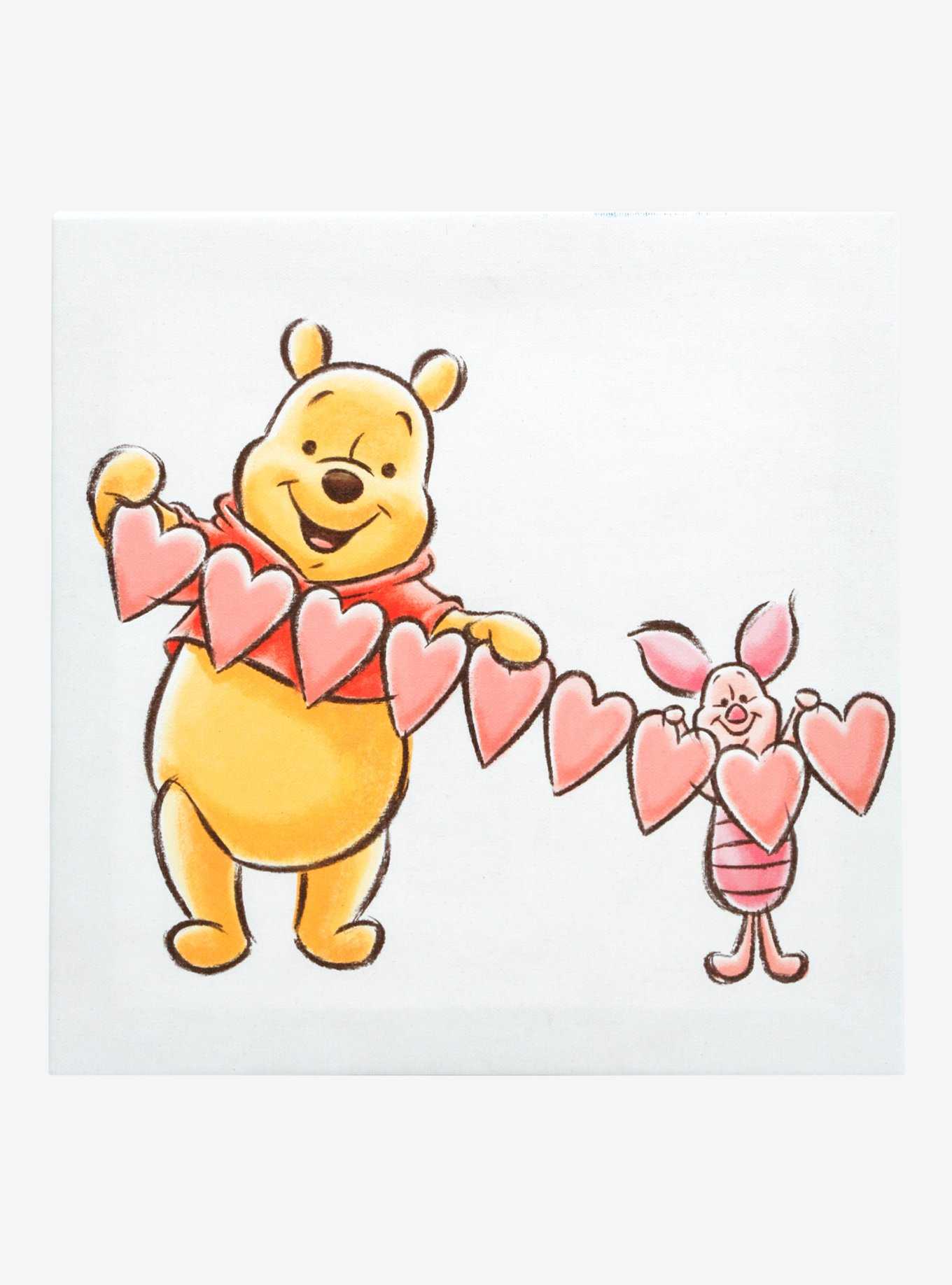 Disney Winnie The Pooh Heart Canvas Art | Hot Topic