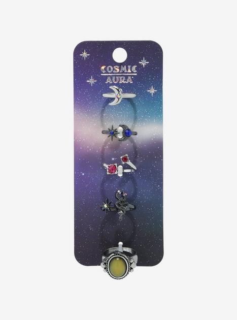 Cosmic Aura Mystical Ring Set | Hot Topic