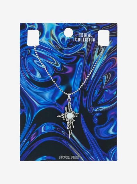 Social Collision Aurora Star Drip Necklace | Hot Topic