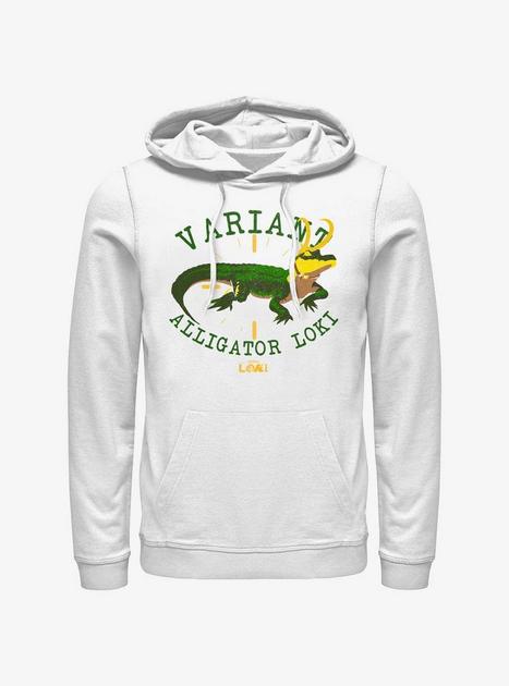 Marvel Loki Variant Alligator Marvel Loki Hoodie - WHITE | Hot Topic