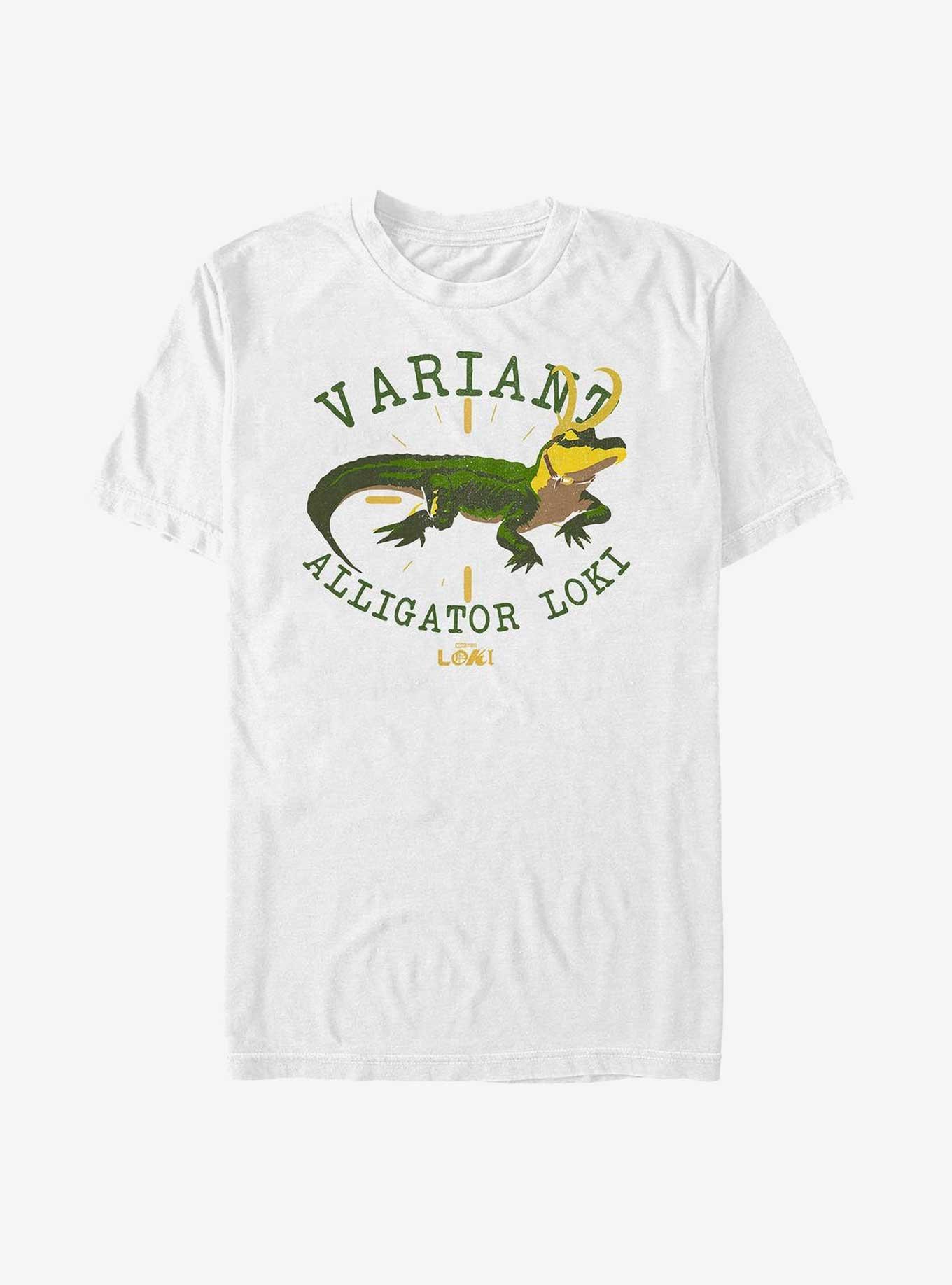 Marvel Loki Variant Alligator Marvel Loki T-Shirt - WHITE | BoxLunch