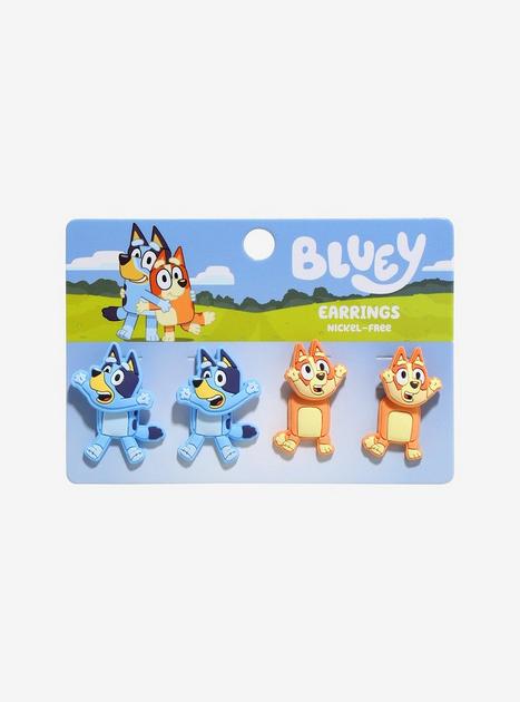 Bluey Bingo & Bluey Front/Back Earring Set | Hot Topic