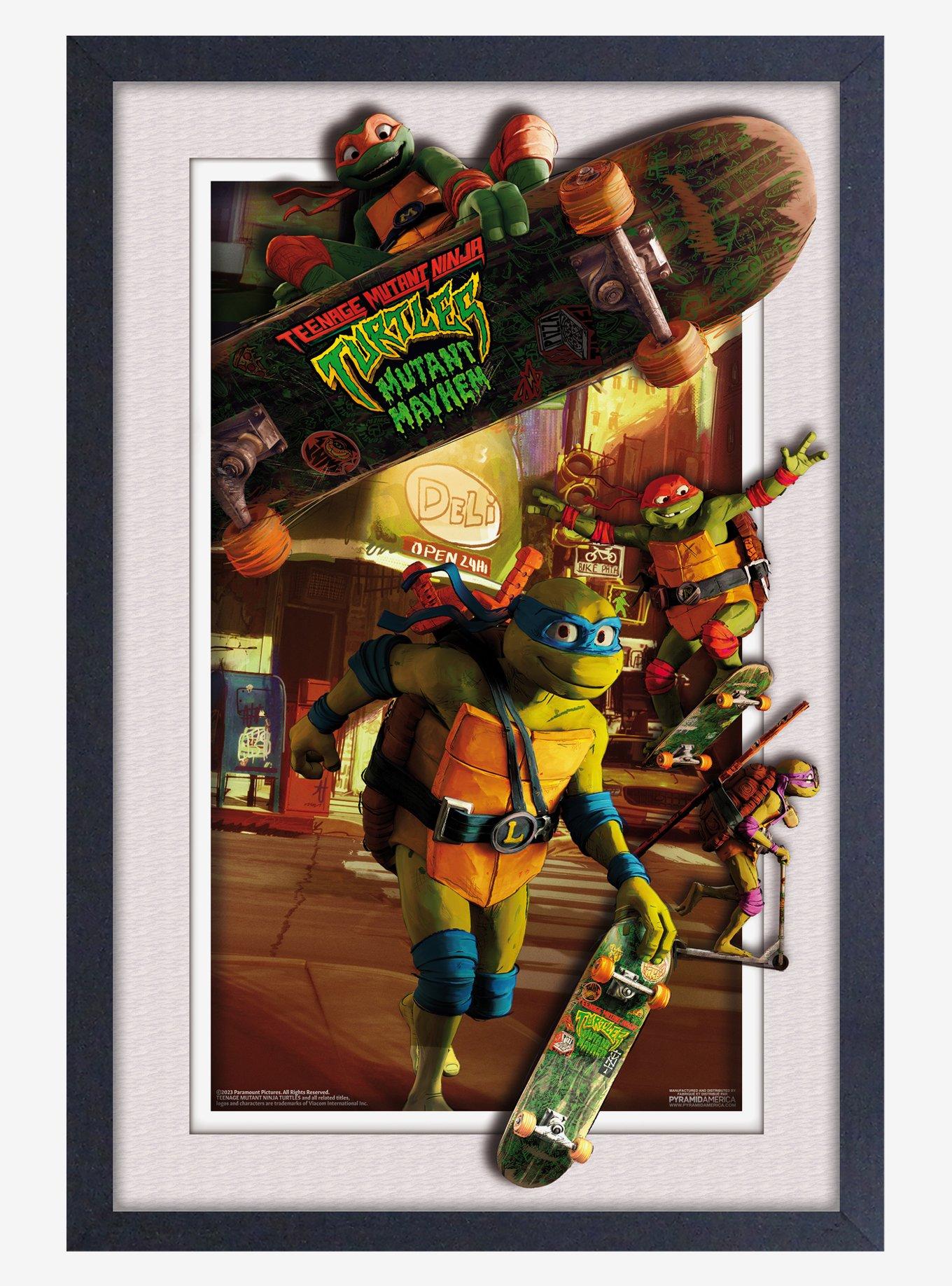 Teenage Mutant Ninja Turtles Turtle Power Faux Matte Under Plexiglass ...
