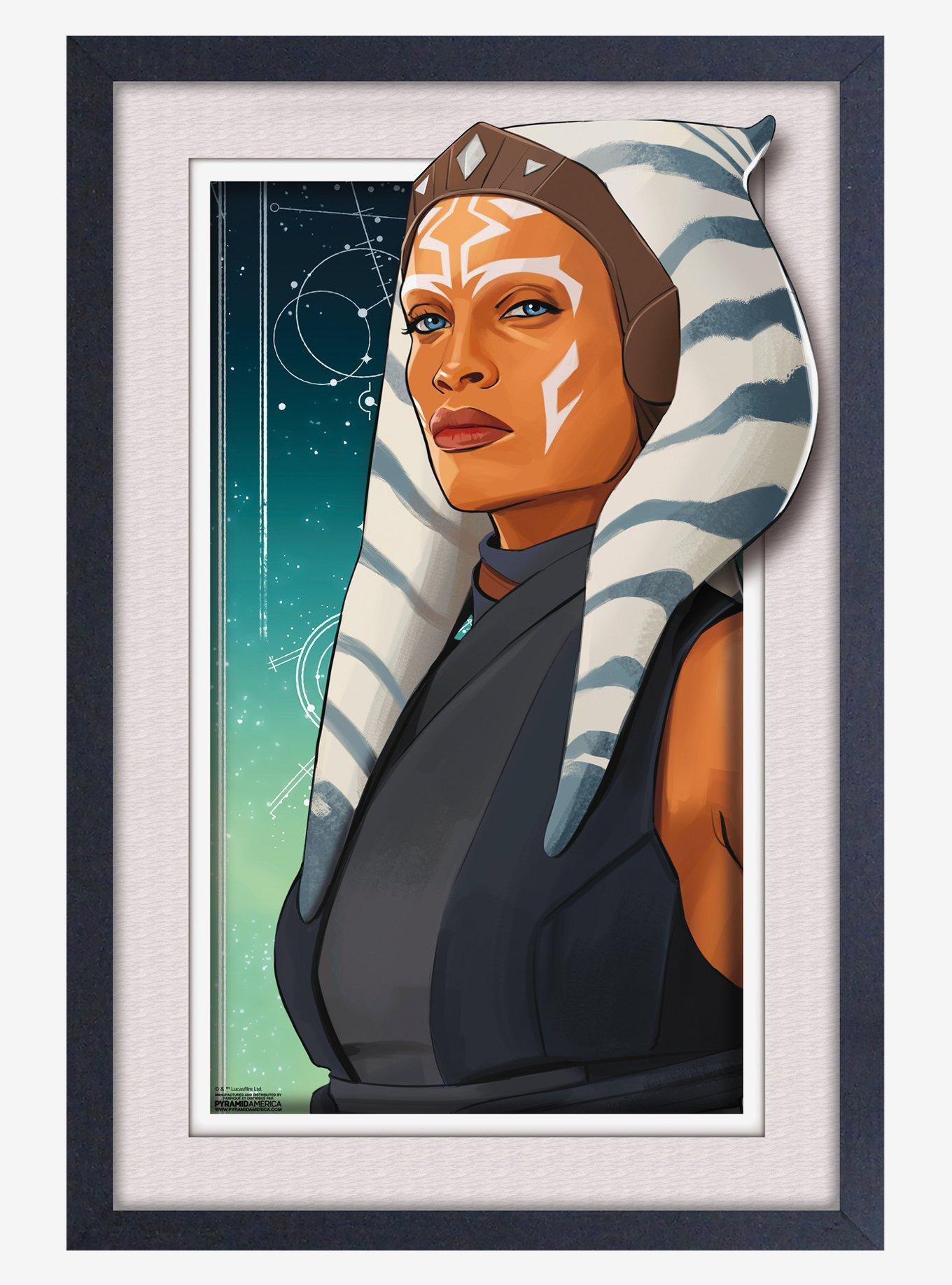 Star Wars Ahsoka Space Faux Matte Under Plexiglass Framed Poster | Hot ...