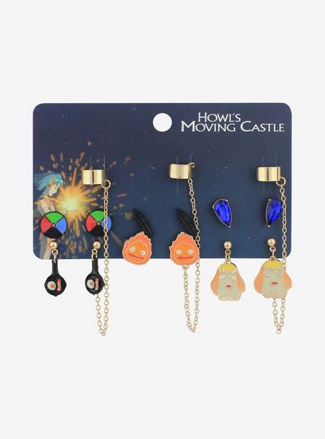 Studio Ghibli Howl's Moving Castle Icon Cuff Earring Set | Hot Topic