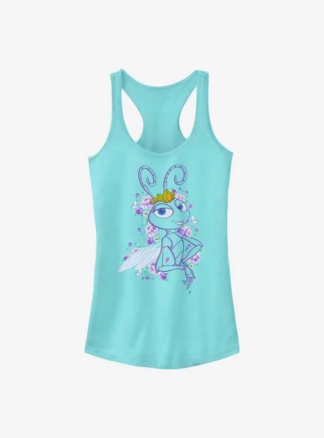 Disney Pixar A Bug's Life Queen Ant Atta Girls Tank - BLUE | Hot Topic