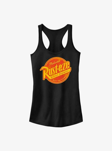 Disney Pixar Cars Rusteze Logo Girls Tank - BLACK | Hot Topic