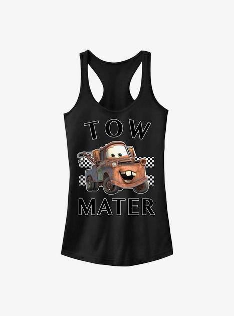 Disney Pixar Cars Tow Mater Girls Tank - BLACK | Hot Topic