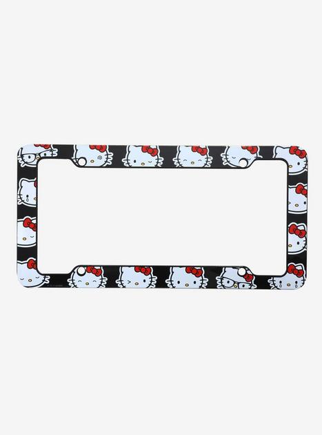 Hello Kitty Faces License Plate Frame | Hot Topic