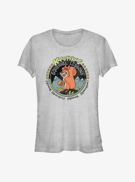 Disney The Emperor's New Groove Kronk's Squirrel Lessons Girls T-Shirt ...