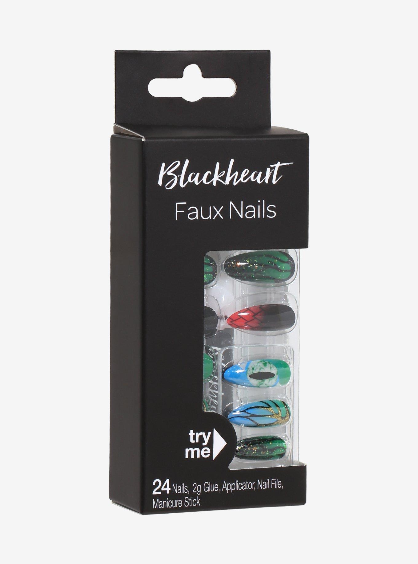 Blackheart Dragon Eye Faux Nail Set | Hot Topic