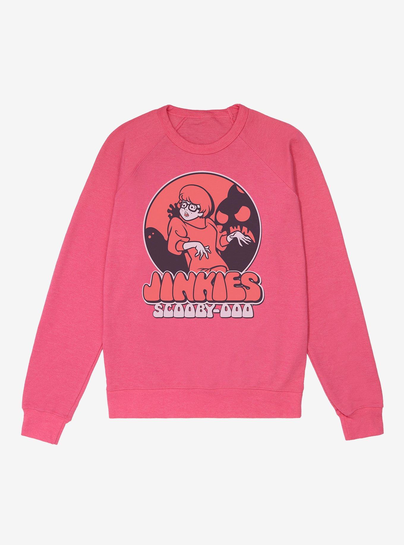 Scooby-Doo Velma Jinkies French Terry Sweatshirt - PINK | Hot Topic