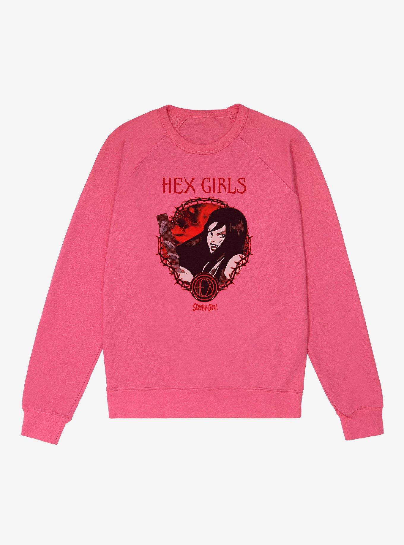 Scooby-Doo Thorn The Hex Girls French Terry Sweatshirt - PINK | Hot Topic